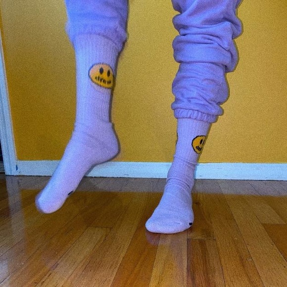 Justin Bieber | Accessories | Justin Bieber Drewhouse Socks Lavender ...